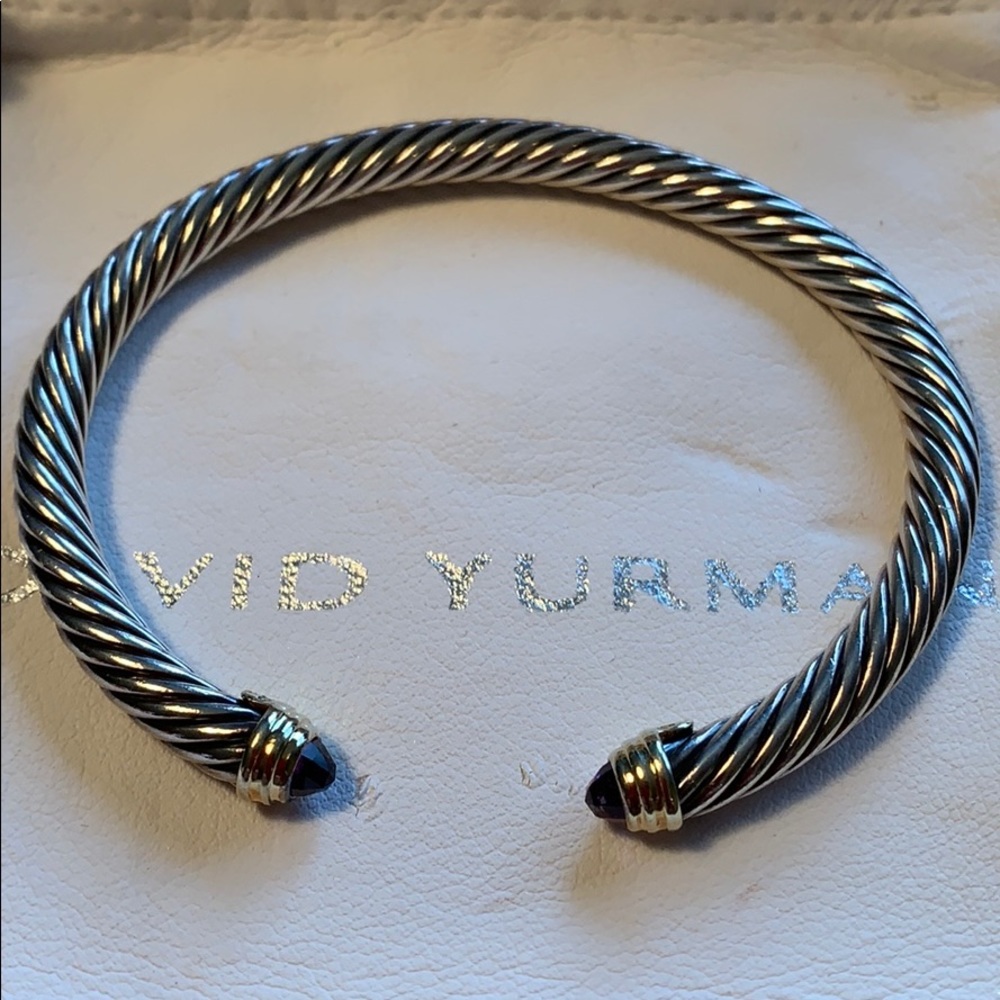 Authentic David Yurman Classic Amethyst Bracelet - Gem